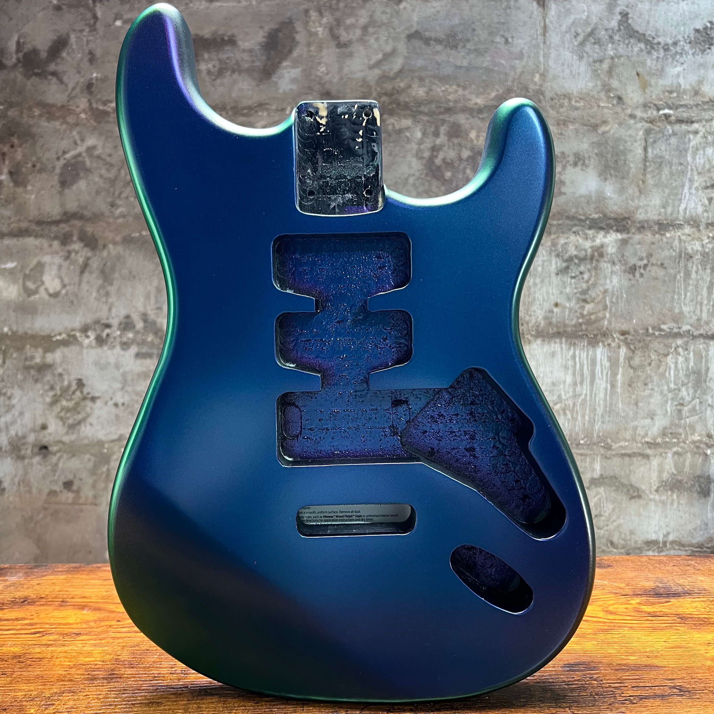 Warmtone CG HHH Strat Body “Blue Green Purple Color Shift” – Warmtone ...