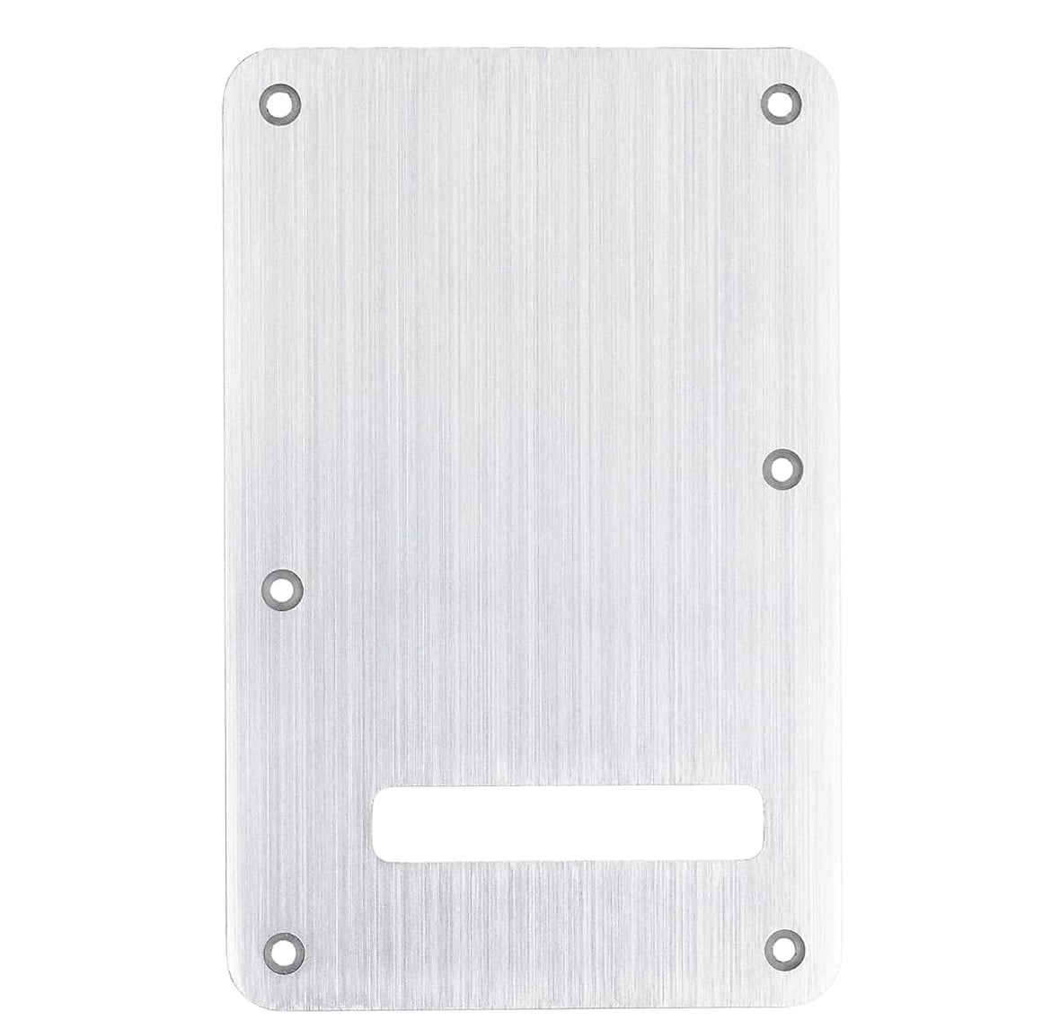 Silver ANODIZED ALUMINUM BACK PLATE- Strat – Warmtone Custom Guitars