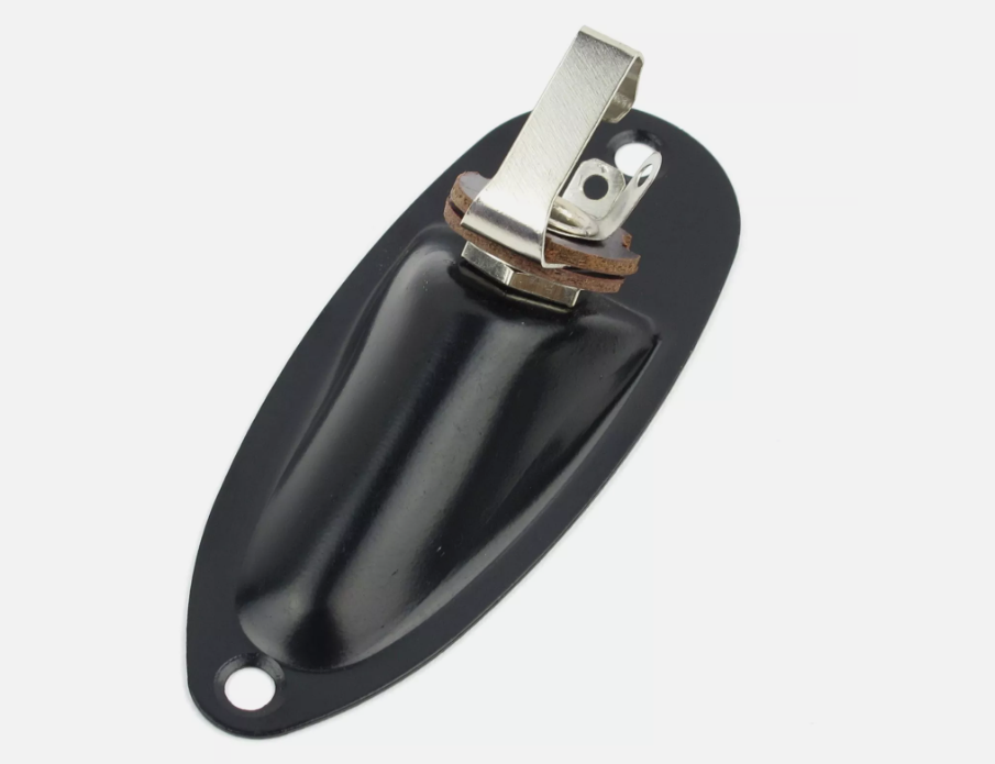 Electric Guitar Jack Plate ST Boat Jack Plate Black for Strat ...
