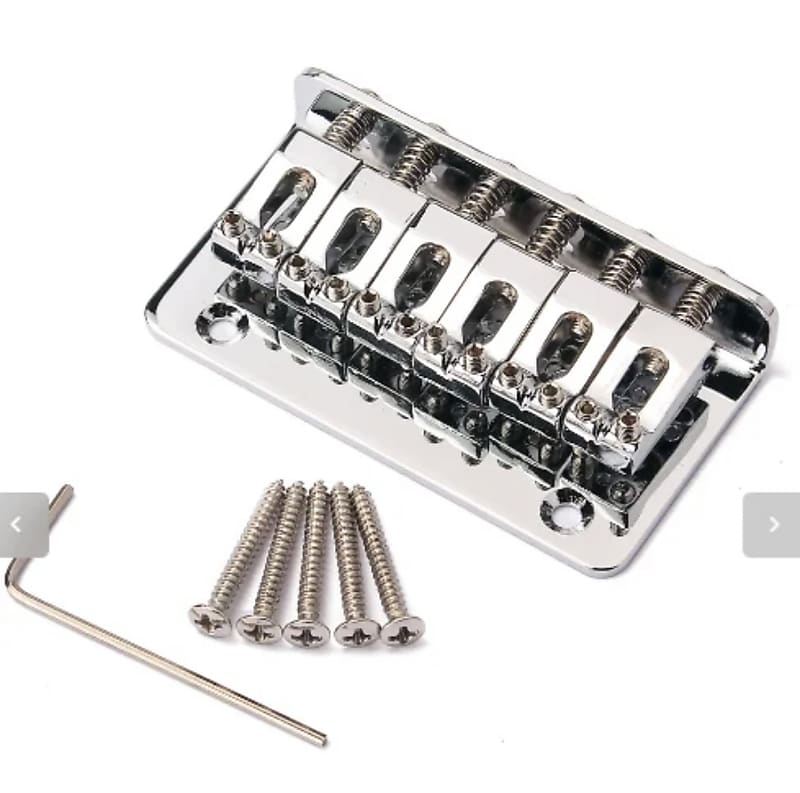 Warmtone Custom Guitars Strat Style Bridge Series #1 6 Saddles Hardtai